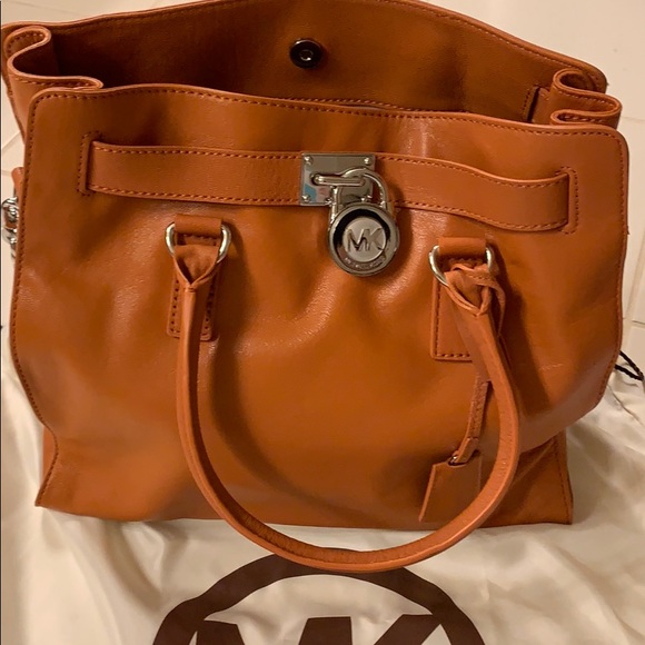 Michael Kors | Bags | Orange Michael Kors Hamilton | Poshmark